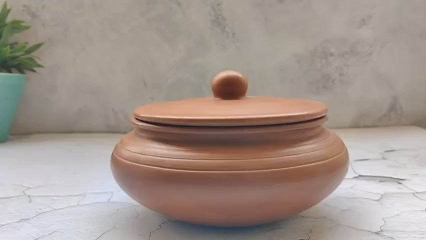 Swadeshi Blessings Exclusive Range Unglazed Mud/Earthen Handi/Mitti Ke